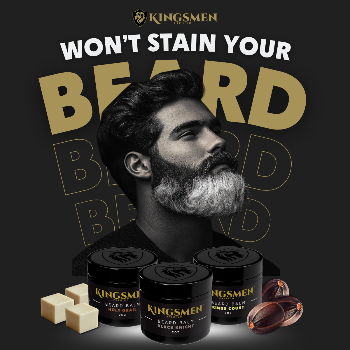Beard Balm - Beard Styling Balm | Kingsmen Premium