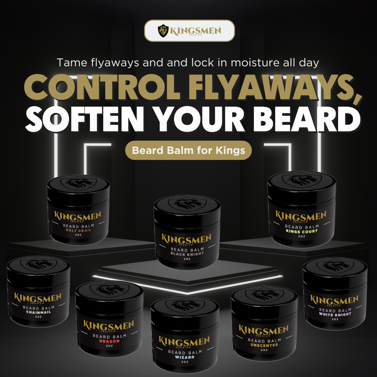 Beard Balm - Beard Styling Balm | Kingsmen Premium